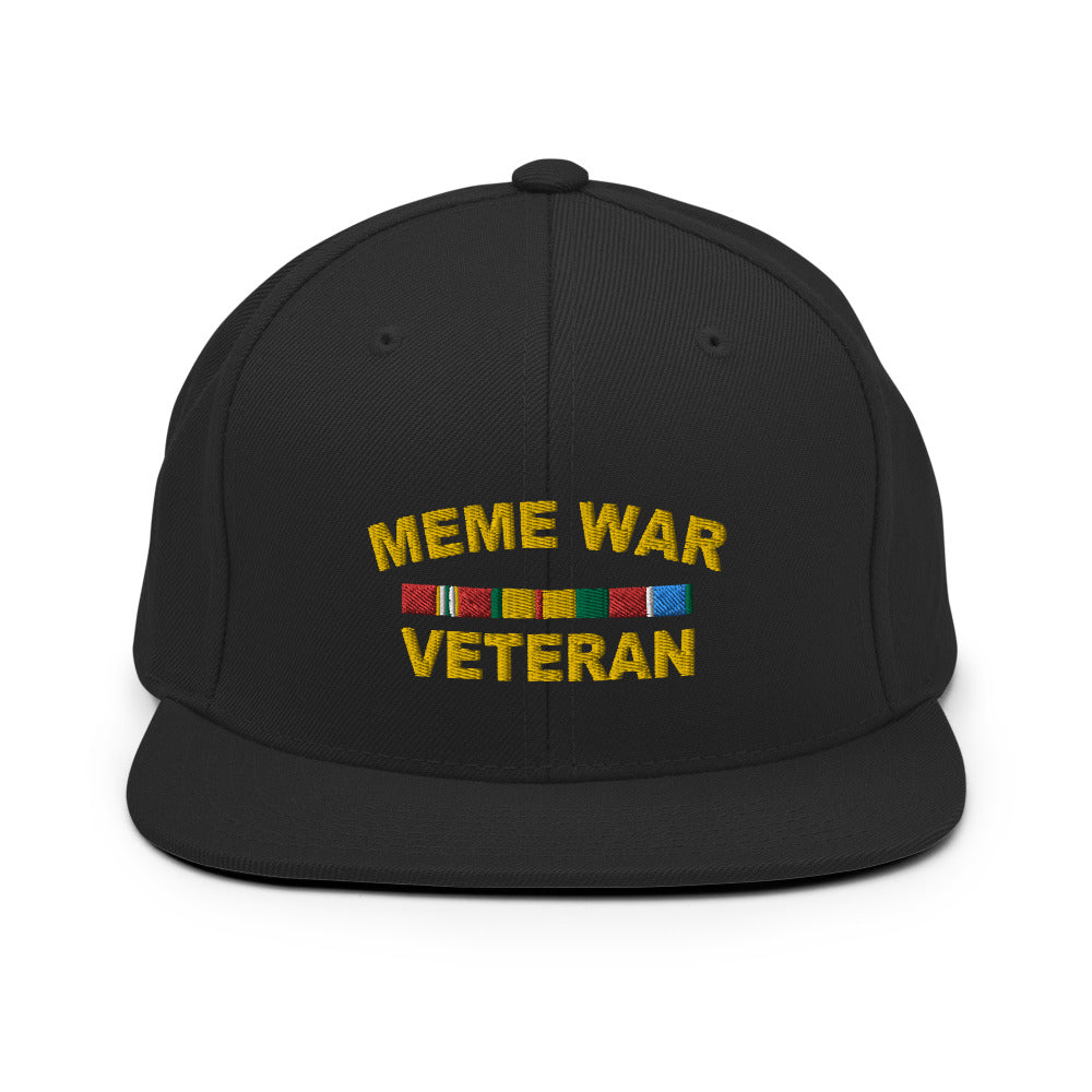 Meme War Veteran Snapback Hat – Agora Threads